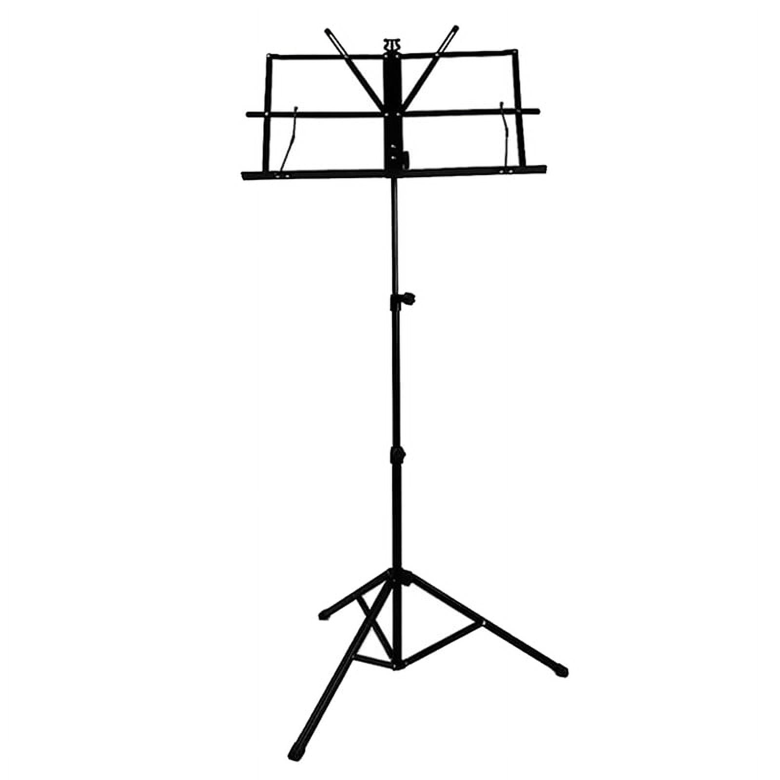 ckepdyeh Portable Music Stand 2 in 1 Dual Use Folding Sheet Music Stand ...