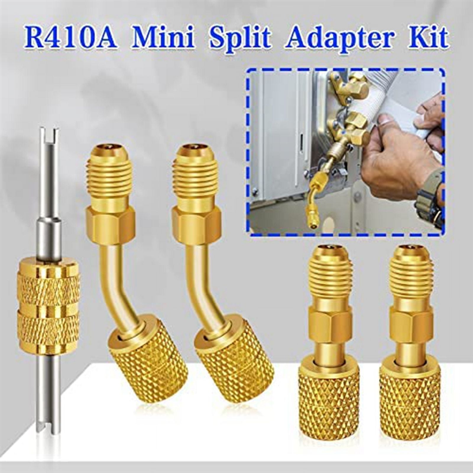 ckepdyeh R410A Mini Split Adapter Kit, R410A Adapter Kit, R410A Swivel ...