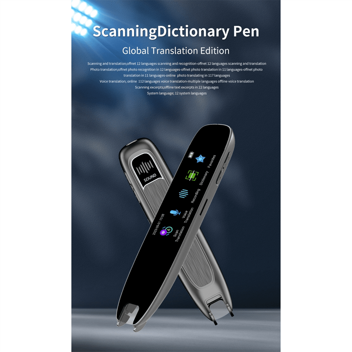 ckepdyeh Scan Translation Pen Real Time Language Translator Smart ...
