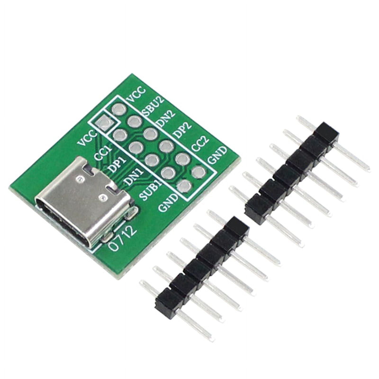 ckepdyeh TYPE-C USB Transfer Pin Test Board TYPE-C Female Adapter Board ...