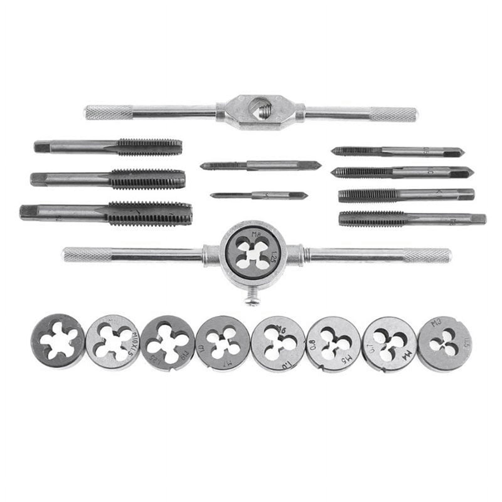 ckepdyeh Tap and Die Set 20Pcs Tap Wrench Threading Tools Metric ...