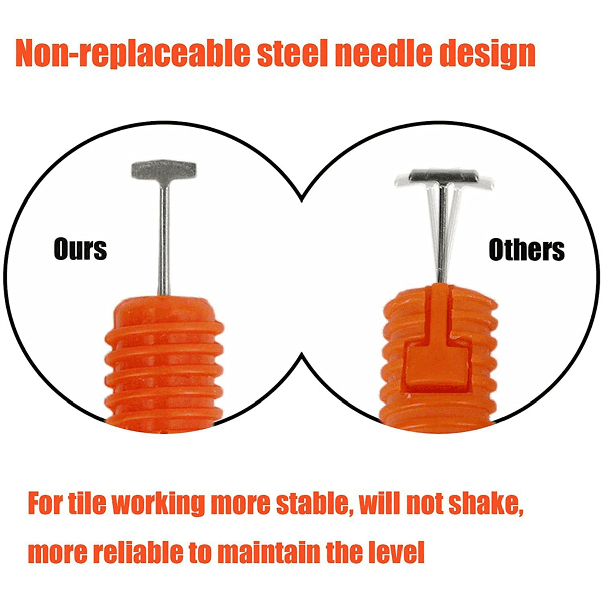 ckepdyeh Tile Leveling System Kit with Tile Levelers Wrenches and Tile ...