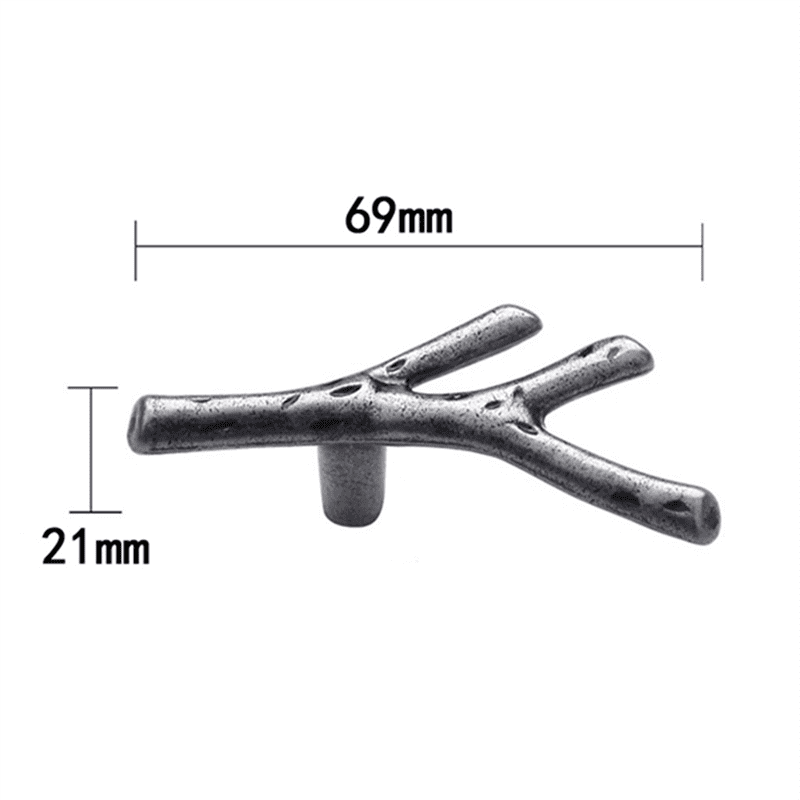 ckepdyeh Tree Branch Furniture Handle 69mm Kitchen Cabinet Handles ...