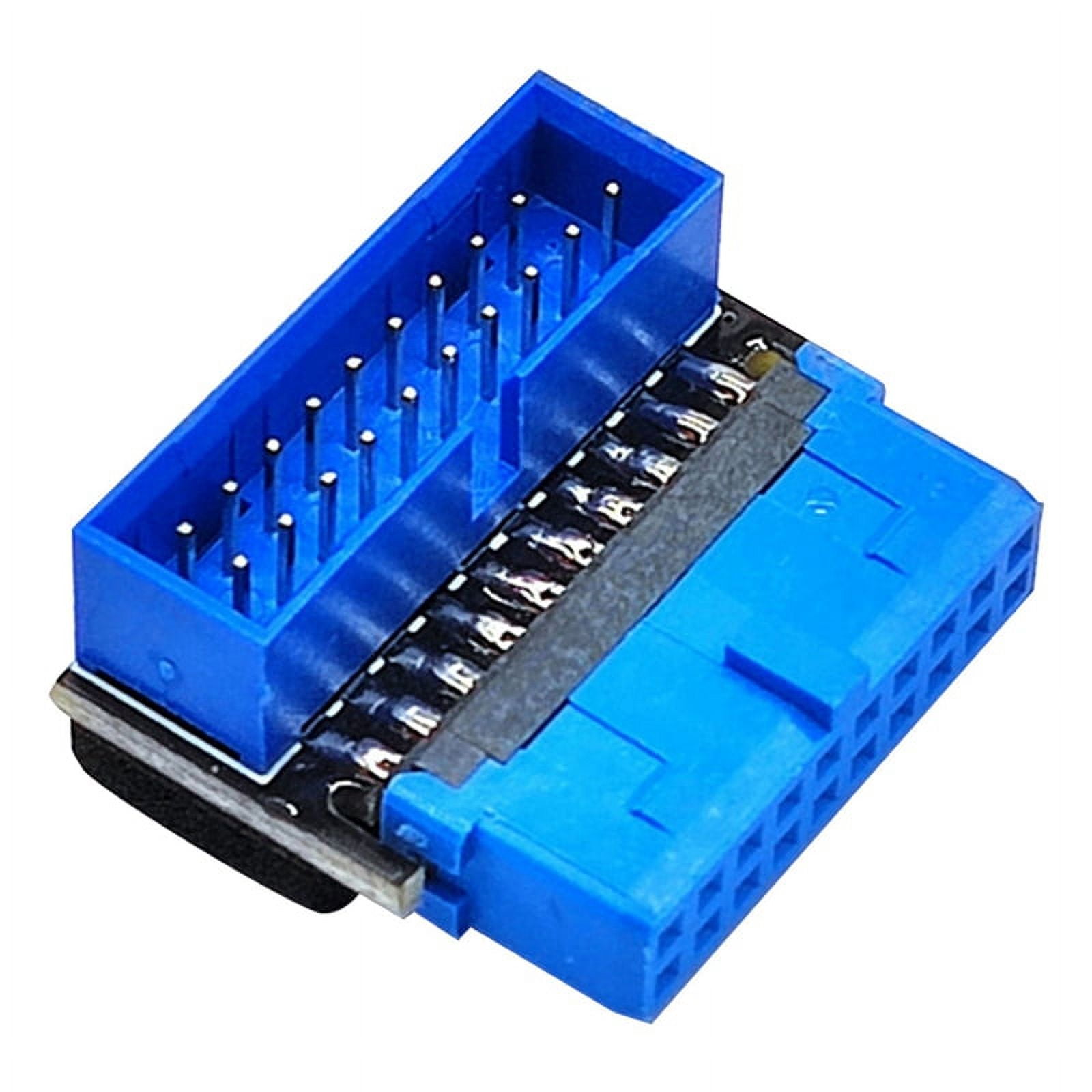 ckepdyeh USB Header Adapter USB3.2 GEN1 19Pin/20Pin Socket 90 Degree ...