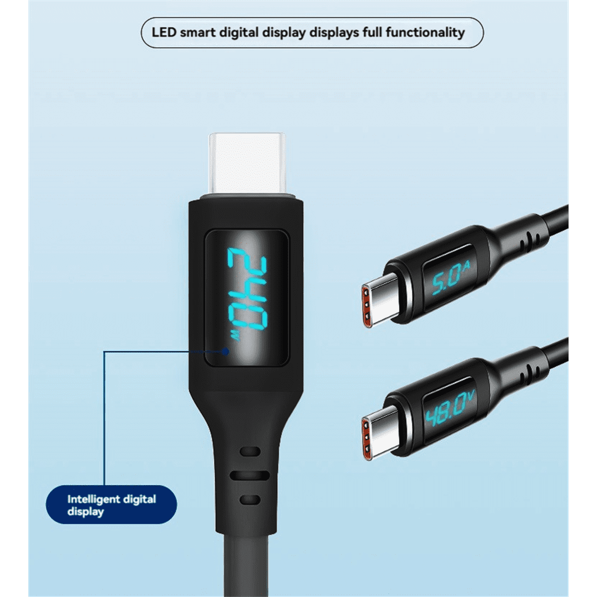 ckepdyeh USB4 40Gbps PD240W USB C to USB C Data Cable USB-C to Type-C ...