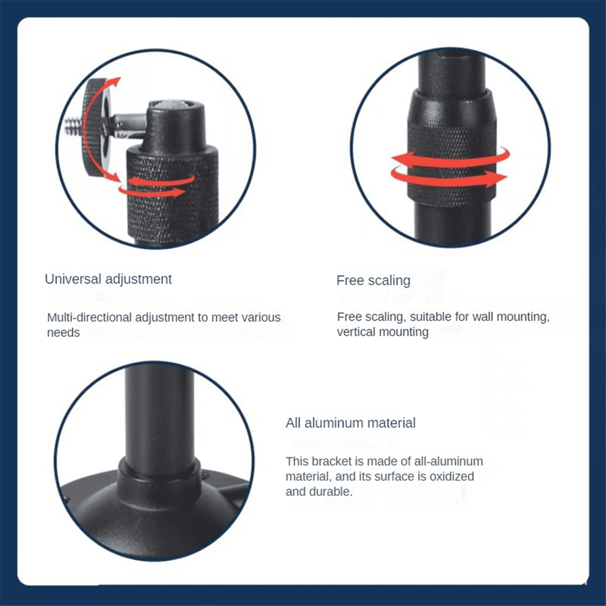 ckepdyeh Universal Projector Ceiling Mount Projector Wall Mount Camera ...