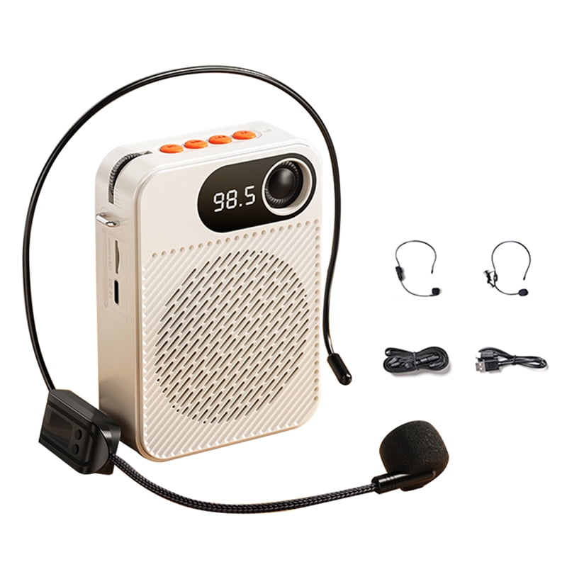 ckepdyeh Voice Amplifier, Portable Microphone Speaker, Wireless ...