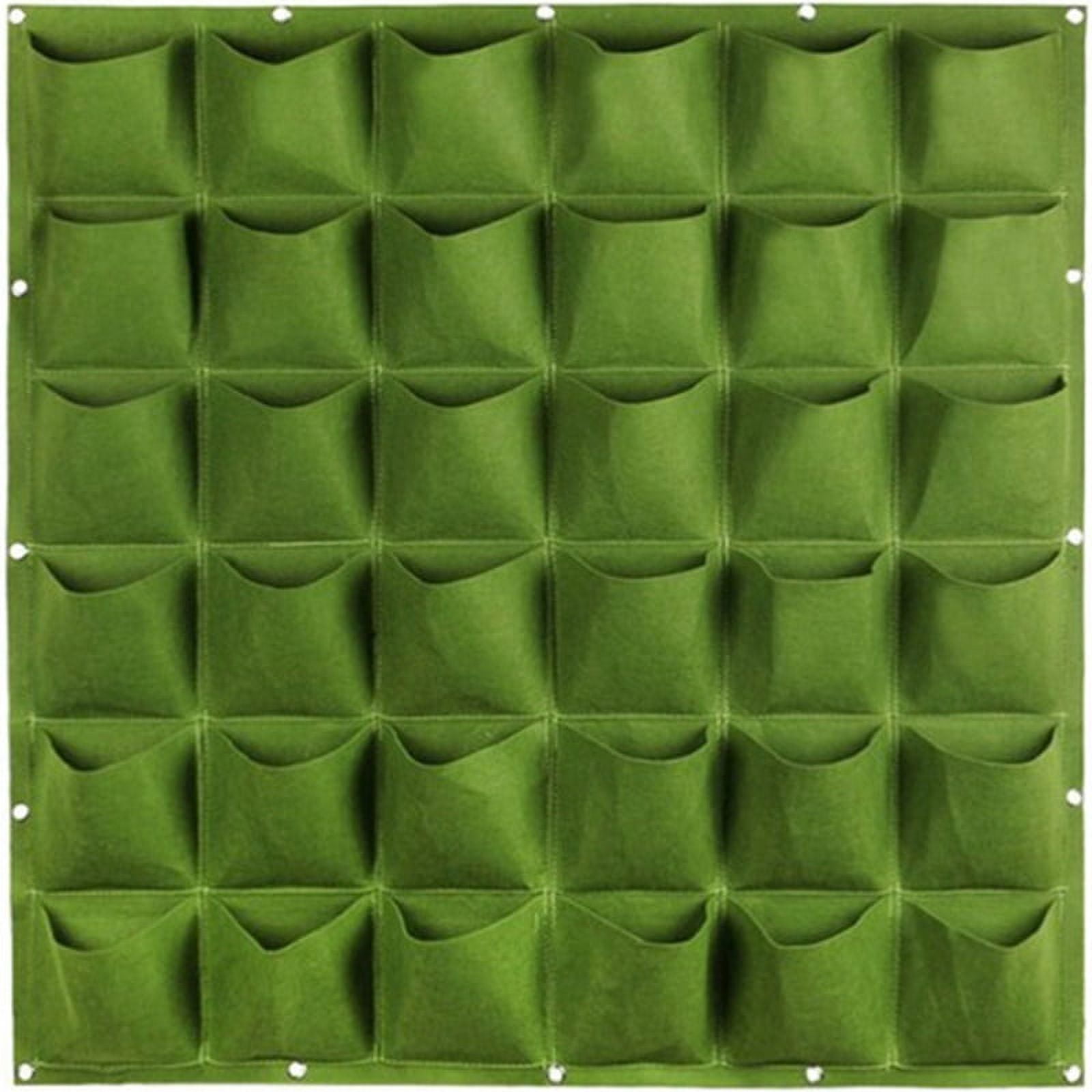 ckepdyeh Wall Hanging Pockets Planting Bags Flower Pot Waterproof Grow ...