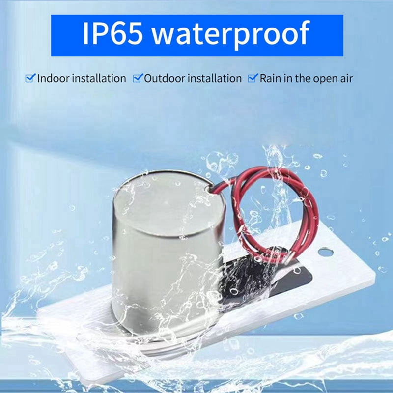 ckepdyeh Waterproof Electronic Drop Bolt NC Door Lock DC 12V Induction ...