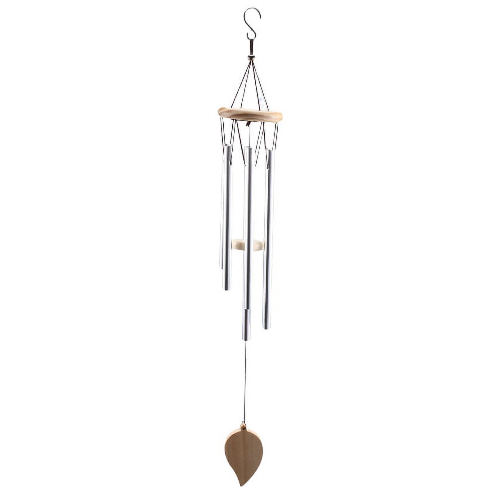 Wind Chimes for Outside, With S Hook DIY Wood Pendant Garden Chime Home ...