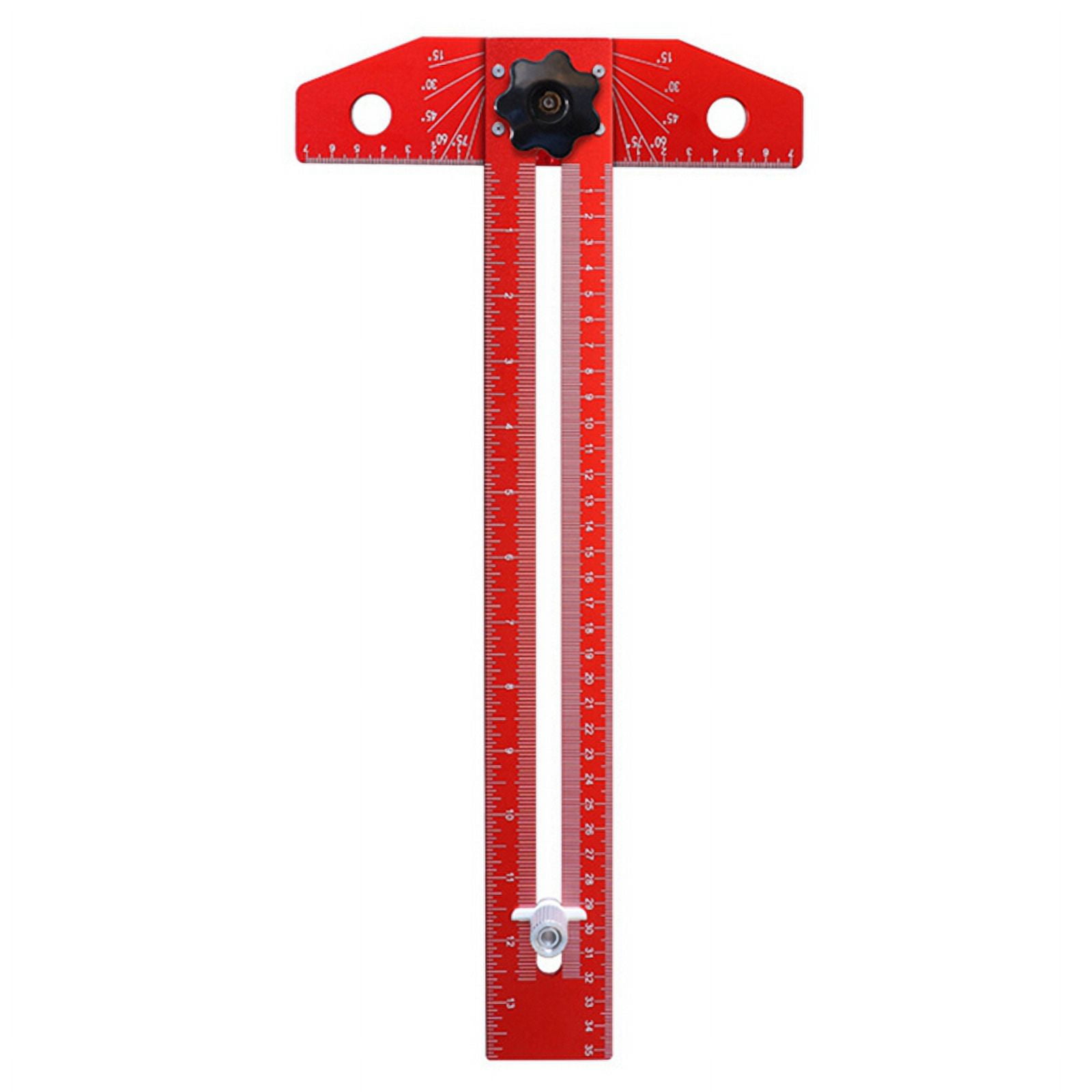 ckepdyeh Woodworking Angle Ruler Multi-Functional T-Type Marking Ruler ...
