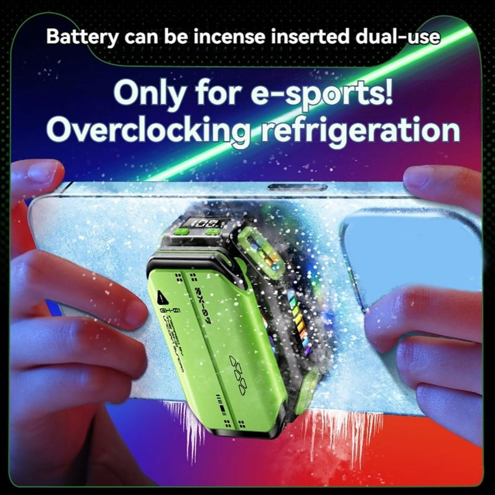 ckepdyeh X111 Phone Magnetic Semiconductor Coolng Fan Radiator with 7 ...