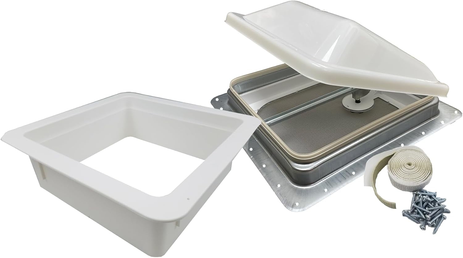 classAcustoms Ventline Non Powered RV Roof Vent | White Lid | w 5 ...