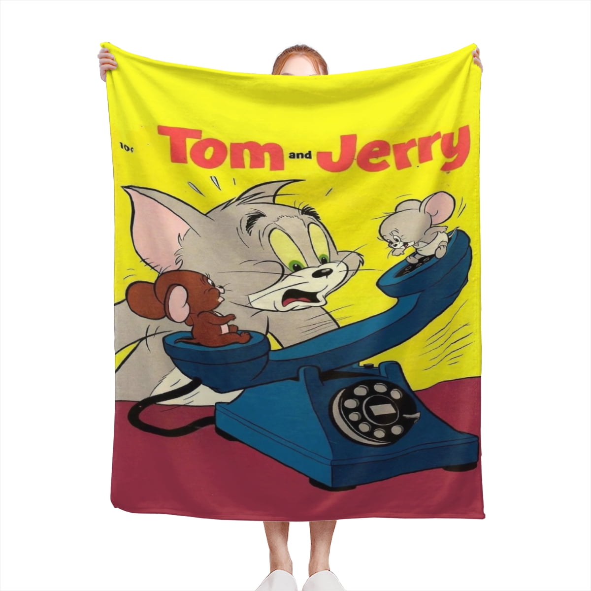 classic Tom and Jerry cartoon characters family bedroom blanket-40*50 ...