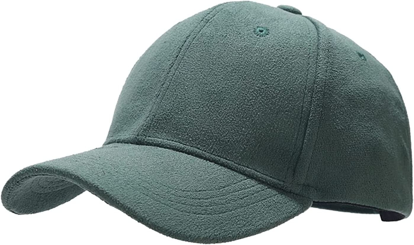 classic suede baseball cap,unisex faux suede low profile hats leather ...
