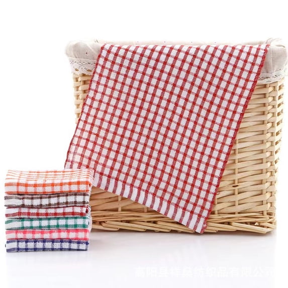 cleaning rags Kitchen Dish Towels 16 Inch X 25 Inch Cotton Kitchen ...