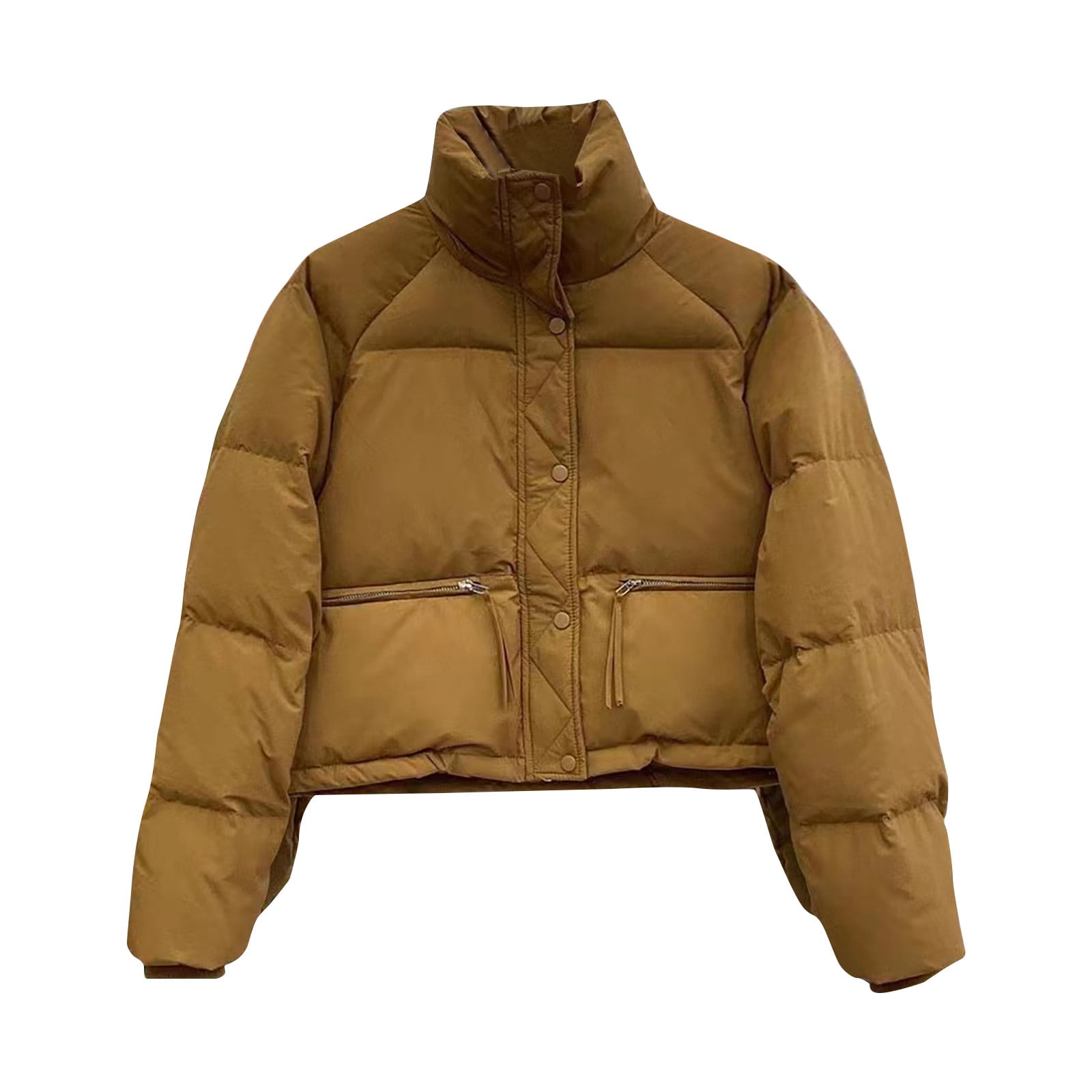 clear 50% off Usmixi 2023 Winter Womens Puffer Coat Womens Cotton Down ...