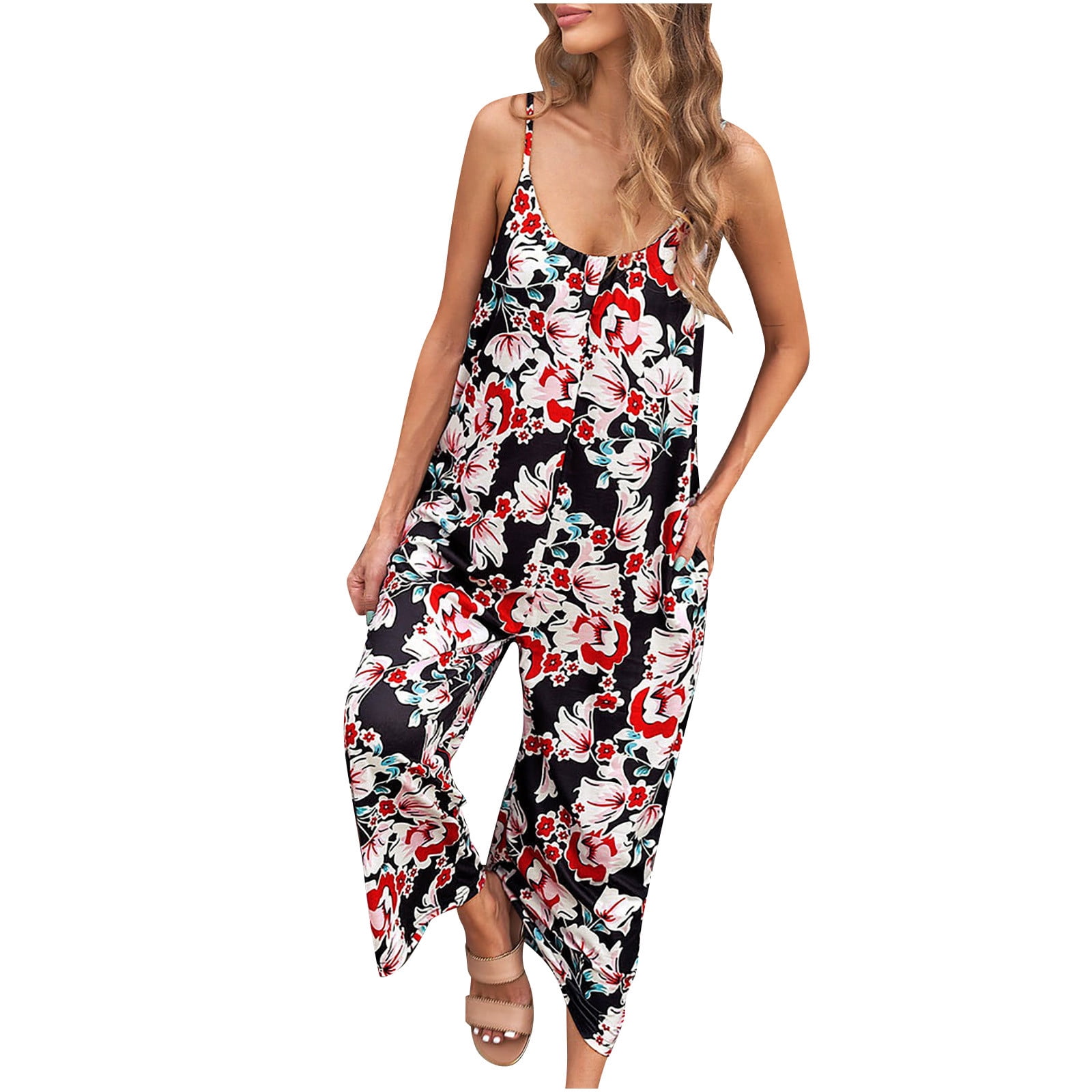 clear 50% off Usmixi Jumpsuits for Women Beach Holiday Plus Size ...