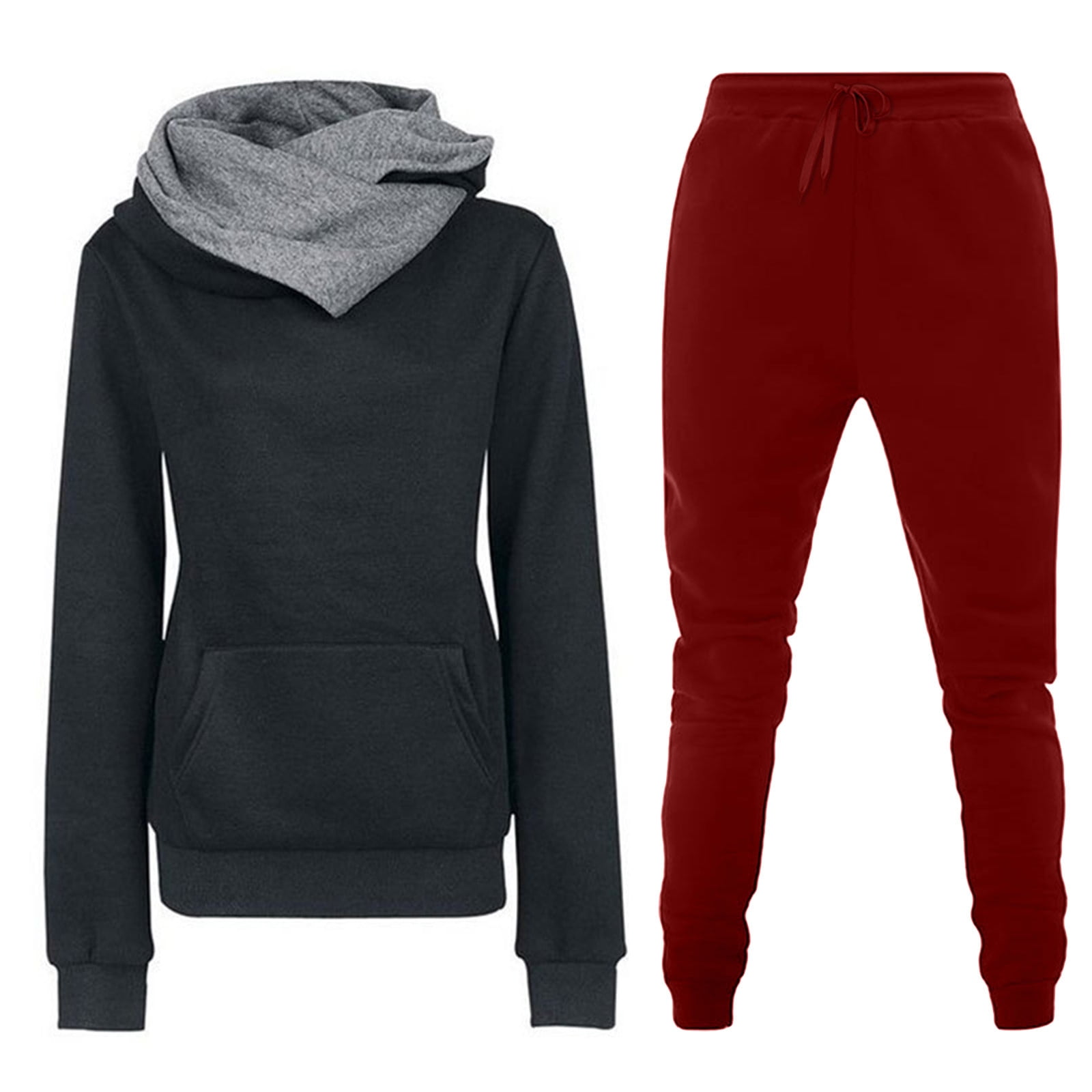 clear 50% off Usmixi Womens Tracksuits Set Womens Hoodies Sweatshirt ...
