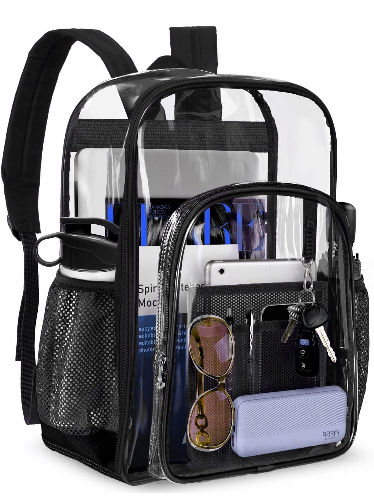 clear backpack clear bag heavy duty waterproof transparent large pvc ...