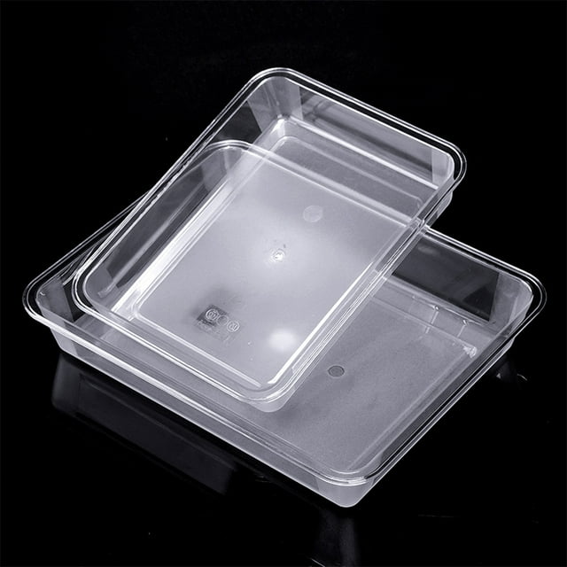 clear tray Plastic Trays Acrylic Transparent Rectangular Heavyweight ...