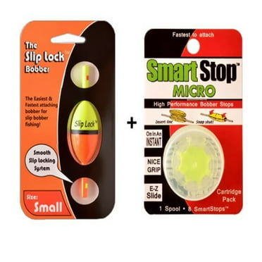 Smart Slip Lock Bobber and Smart Stop Micro Bobber Stop Combo Pack ...