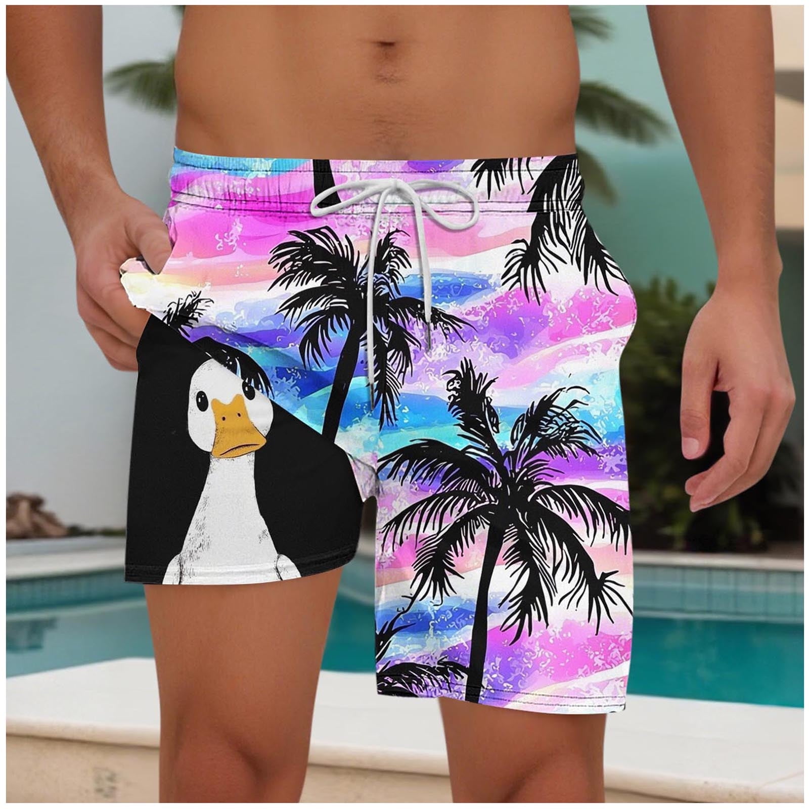 cllios 2 in 1 Mens Swim Trunks with Compression Liner Quick Dry Board ...