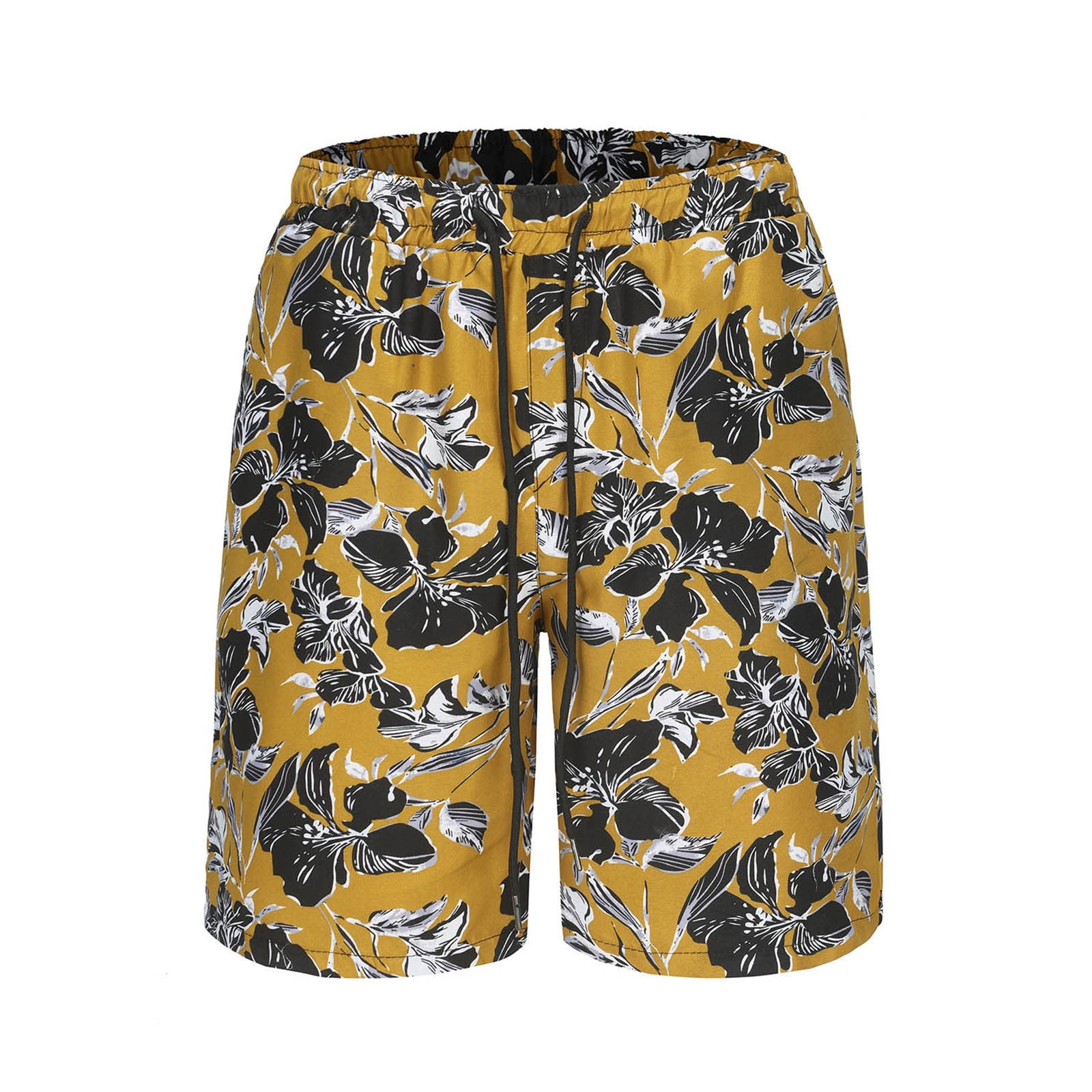 Cllios 2024 Clearance Mens Swim Trunks Summer Elastic Waist Quickly