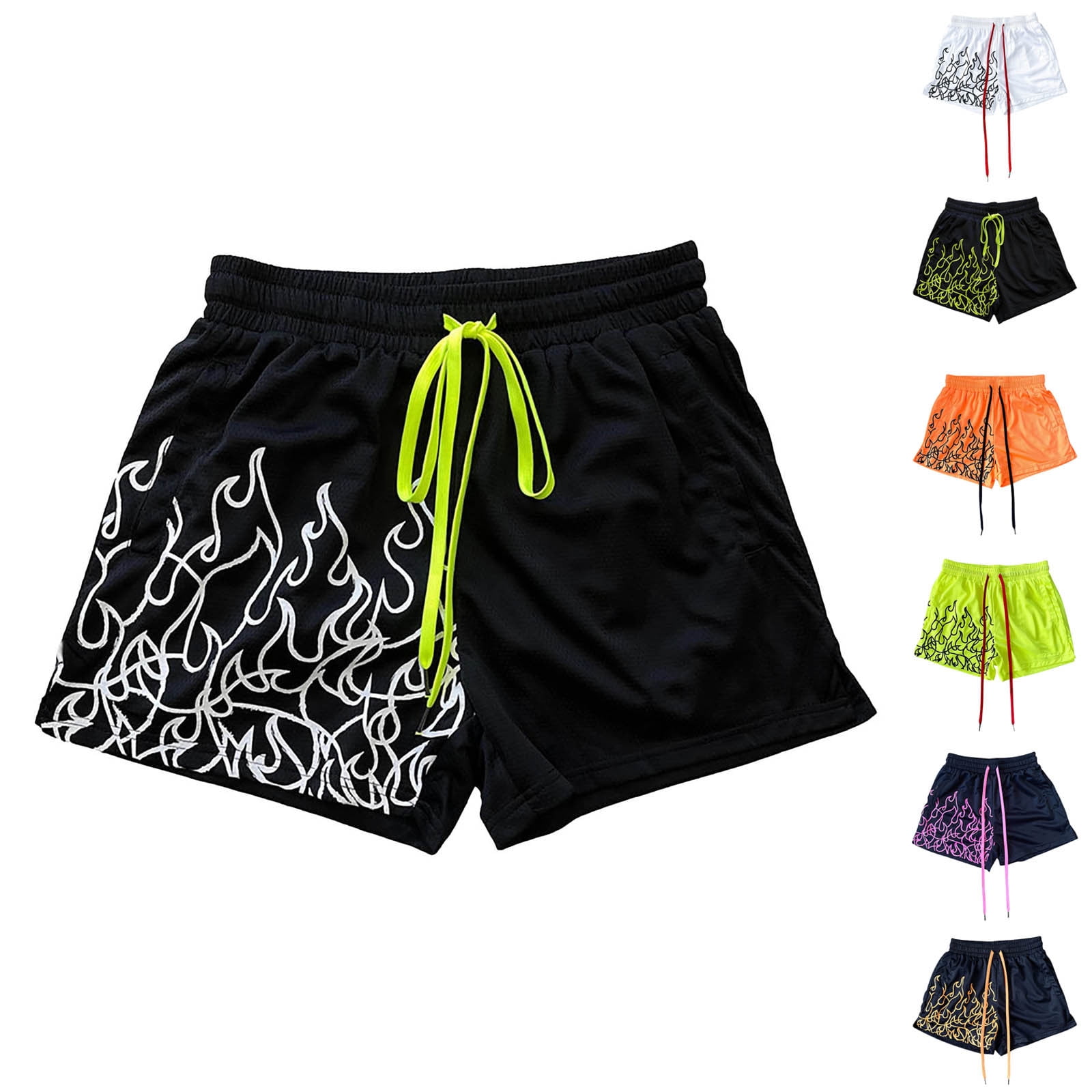 Cllios 2024 Mens Shorts Clearance Summer Beach Shorts Classic Fit