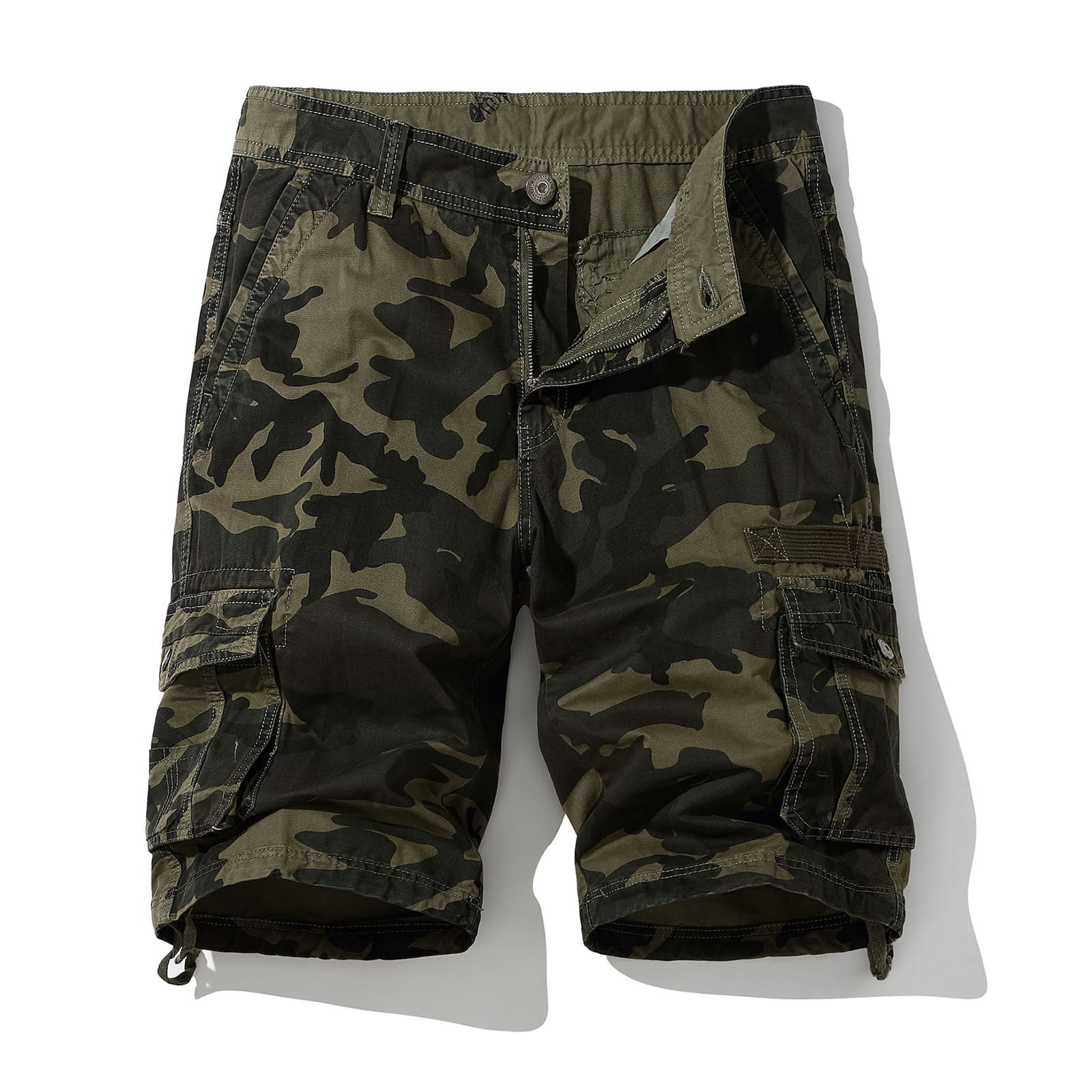 cllios Camo Cargo Shorts for Men Summer Tactical Athletic Shorts ...