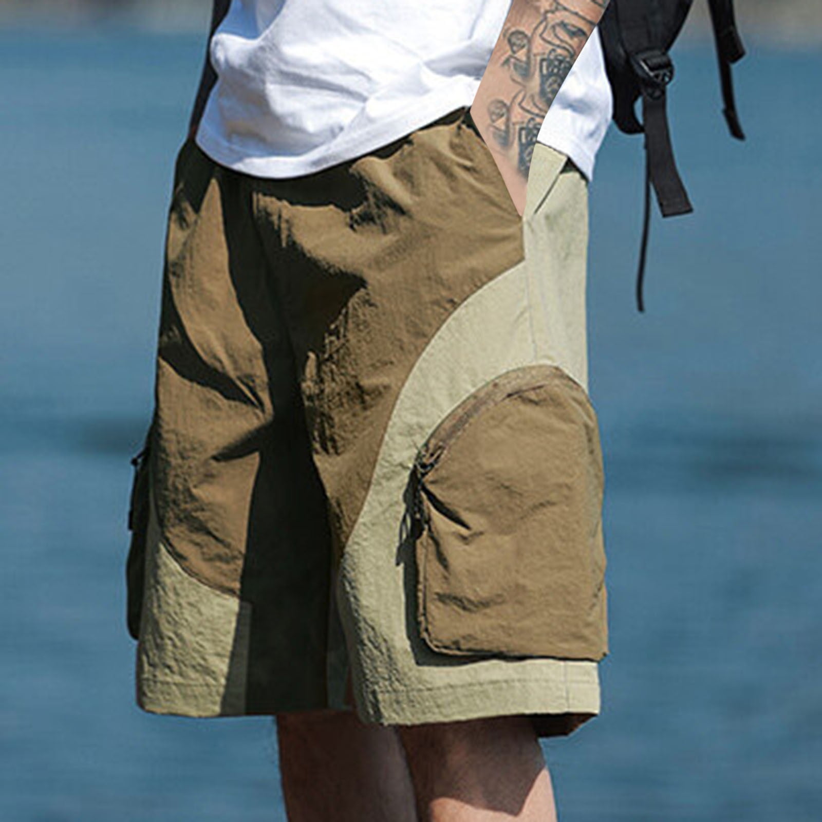 cllios Cargo Shorts for Men Casual Classic Fit Work Shorts Workwear ...