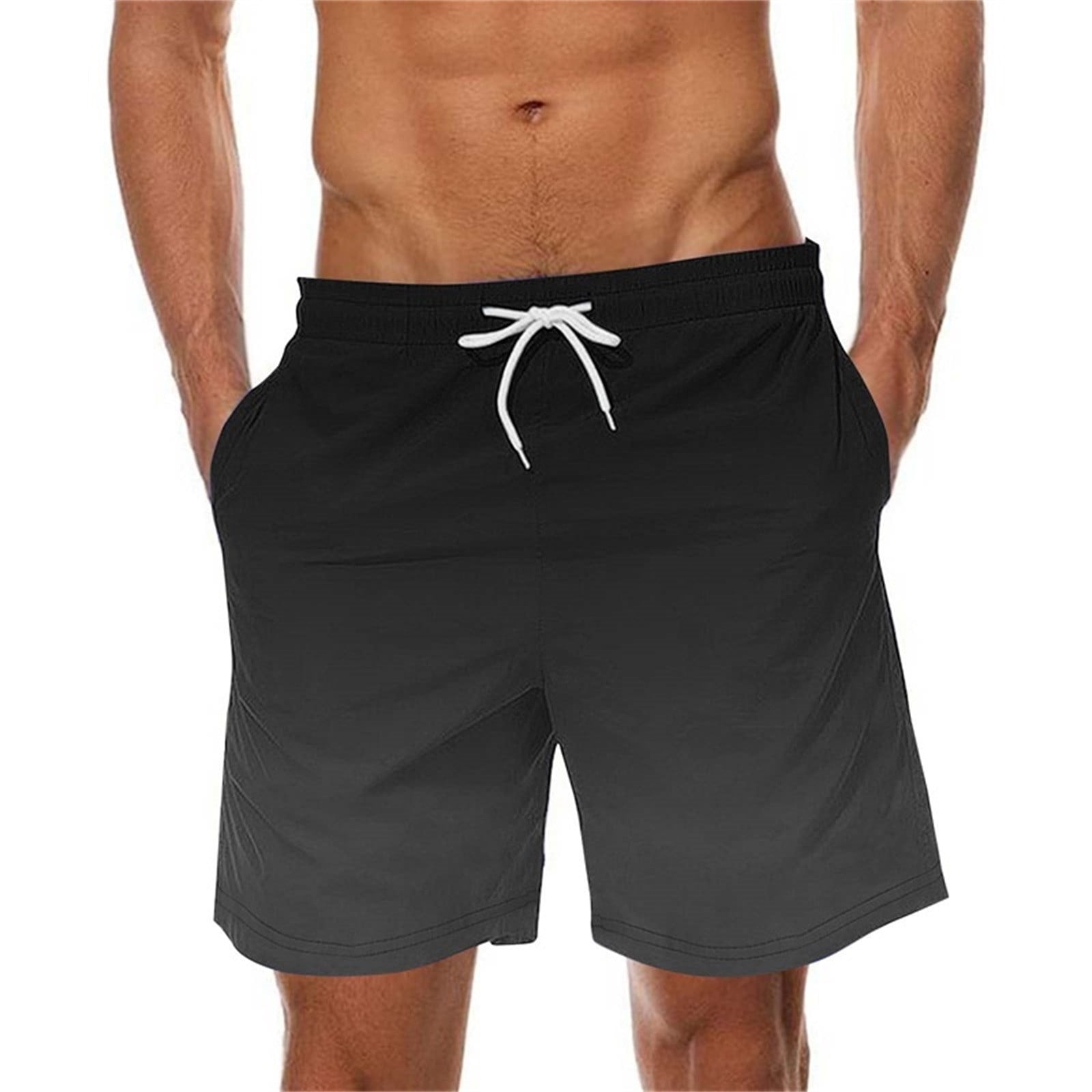cllios Gradient Swim Trunks Mens Big and Tall Quick Dry Surfing Board ...