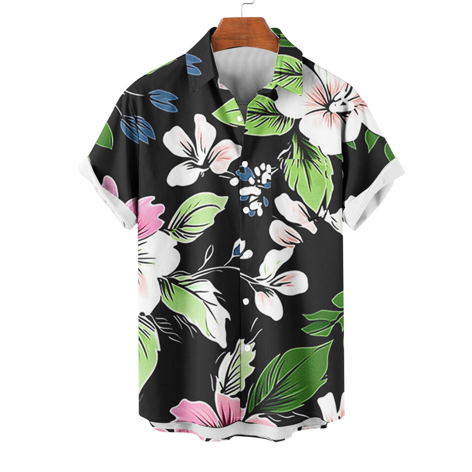 cllios Hawaiian Shirts Mens Summer Short Sleeve Beach Shirts Funny ...