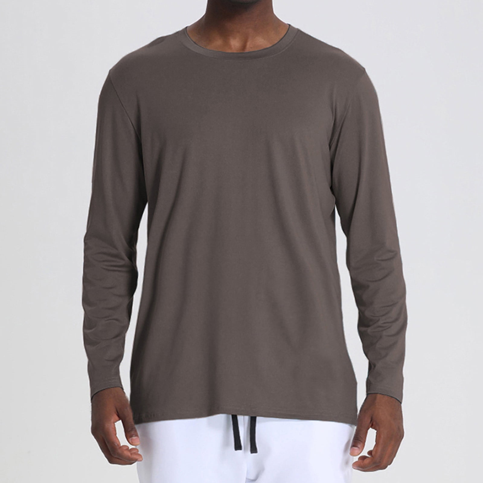 cllios Long Sleeve Shirts for Men Quick Dry Moisture Wicking Athletic Tshirts UPF 50+ SPF Sun ...