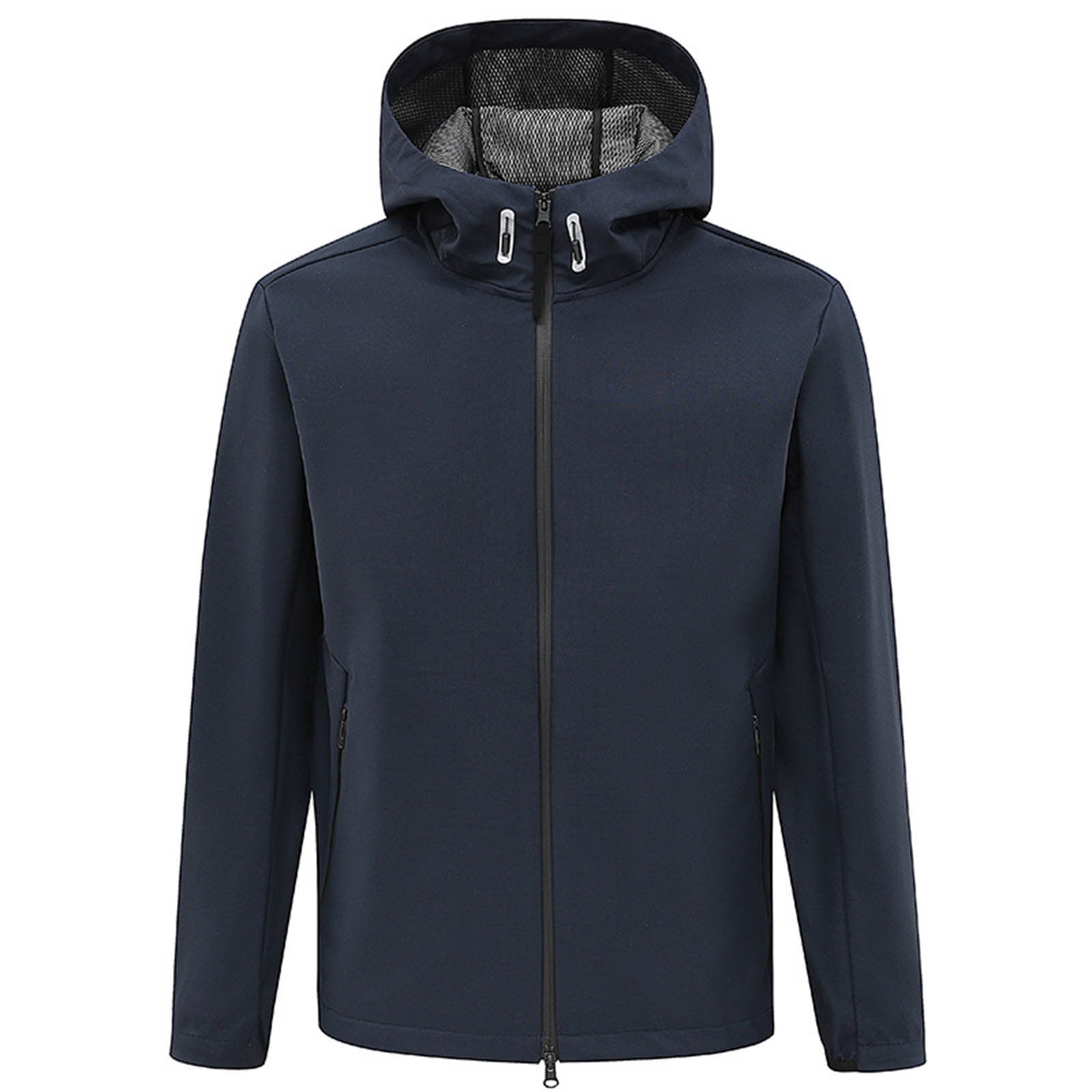 cllios Men Hooded Jacket Windbreaker Softshell Lightweight Zip-Up ...