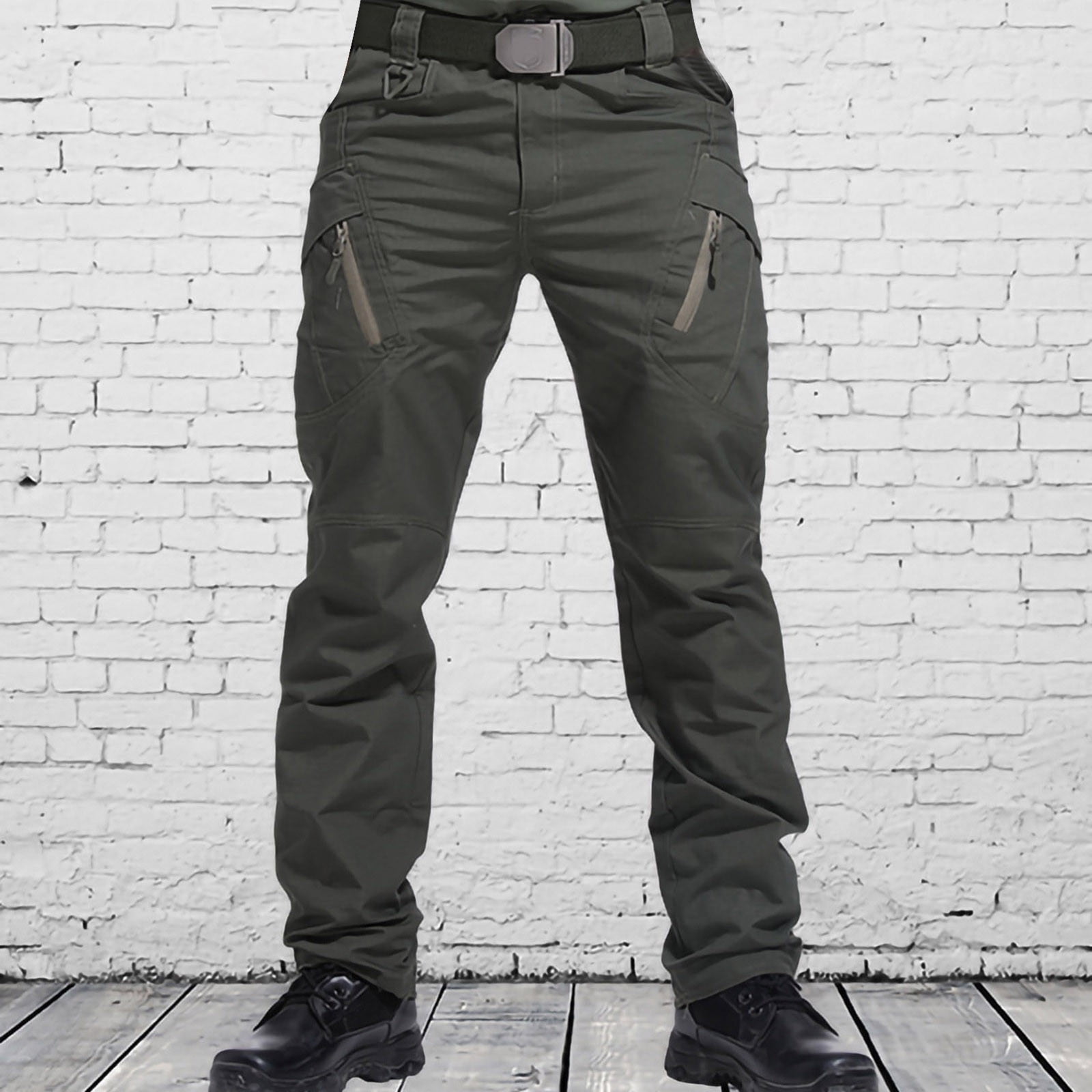 cllios Men's Cargo Pants Relaxed Fit Work Pants Outdoor Work Trousers ...