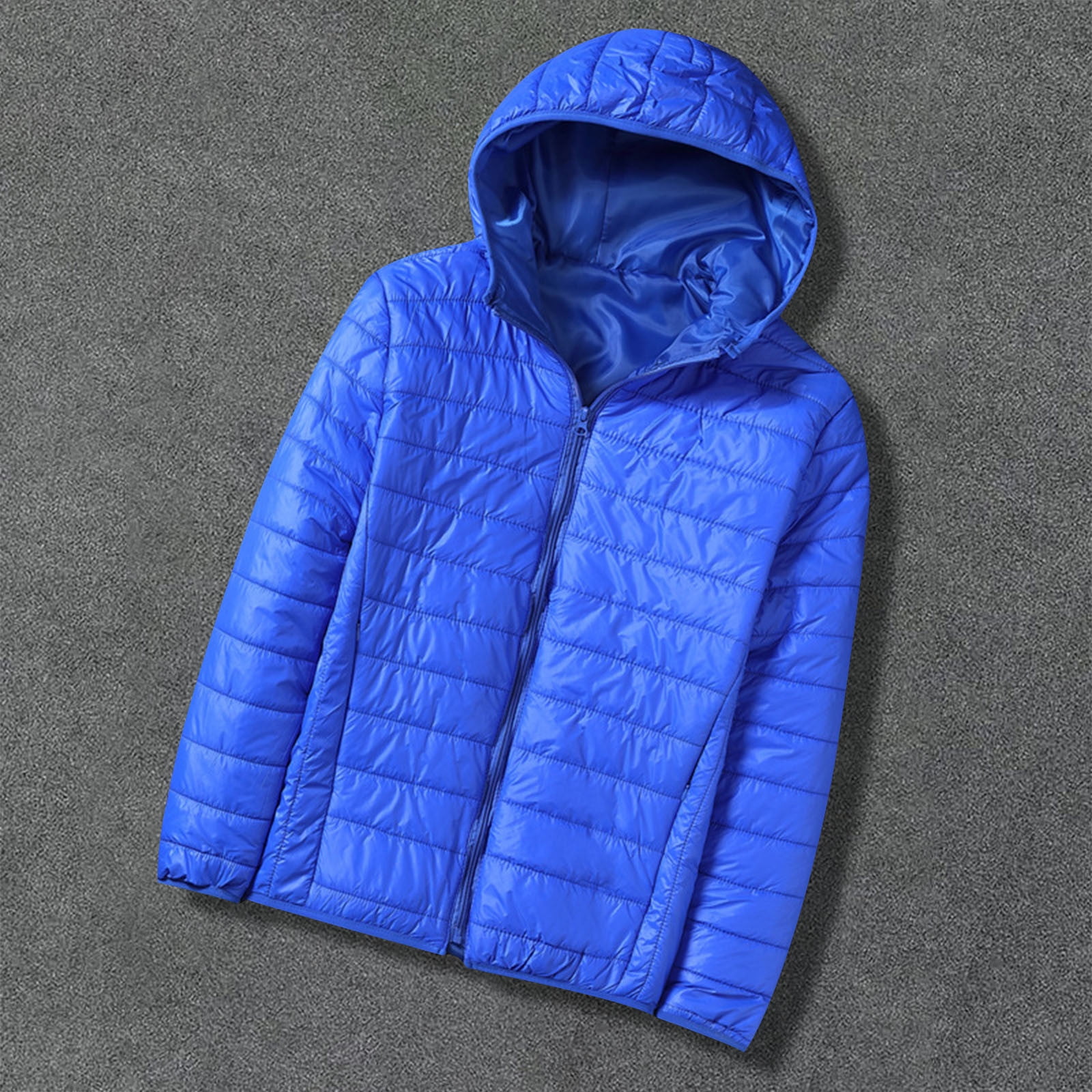 cllios Men's Down Puffer Jacket with Hood Packable Lightweight Puffy ...