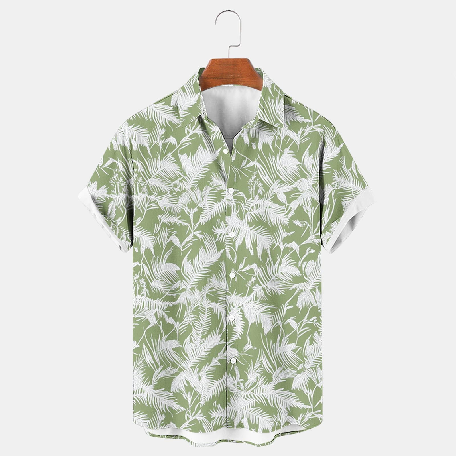 cllios Men's Hawaiian Shirts Classic Fit Short Sleeve Tropical Shirts Casual Button Down Bowling ...