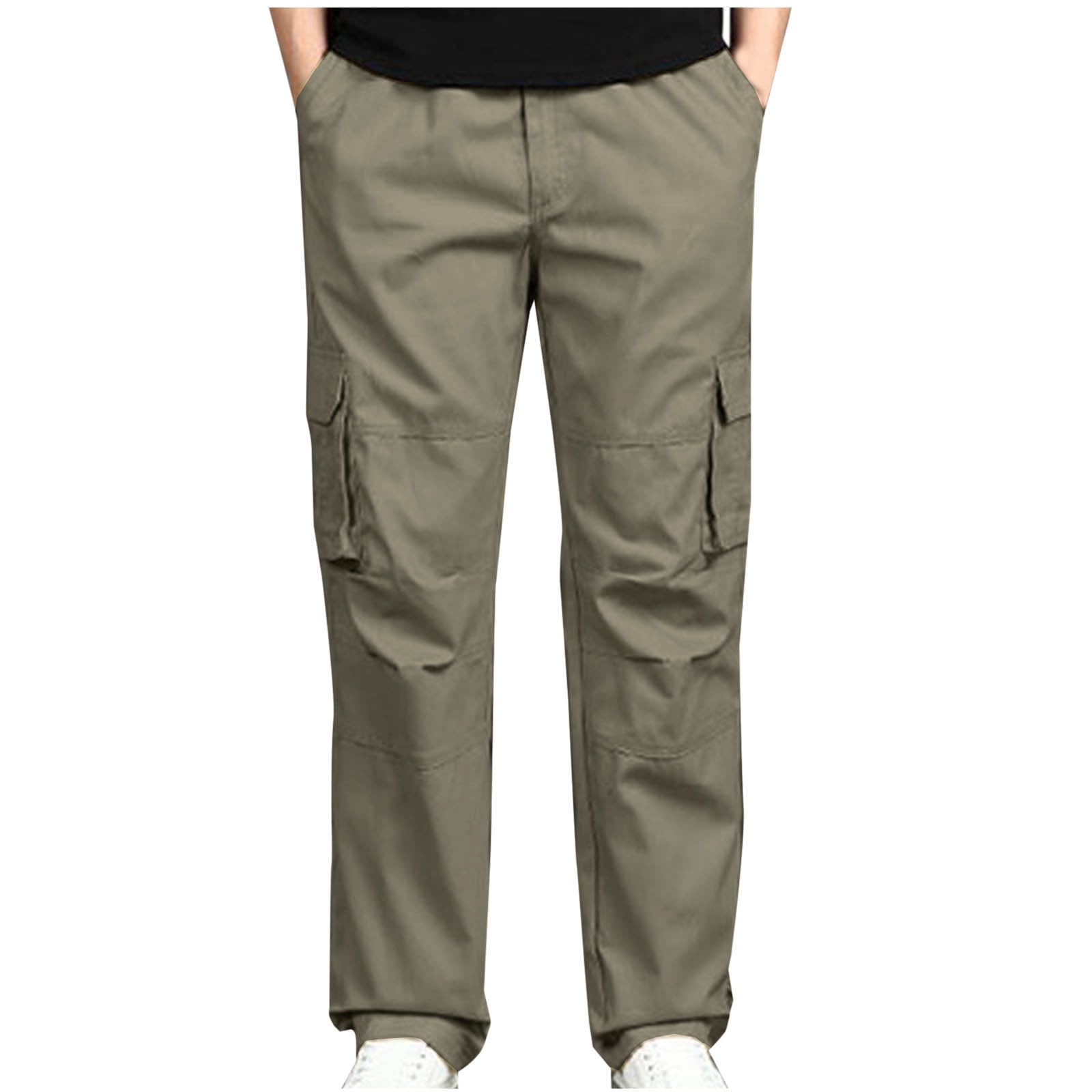 cllios Men's Military Cargo Pants Rip-stop Military Work Cargo Pants ...