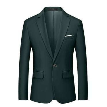 Big and Tall Mens Personality One Button Blazers Long Sleeve Suit ...