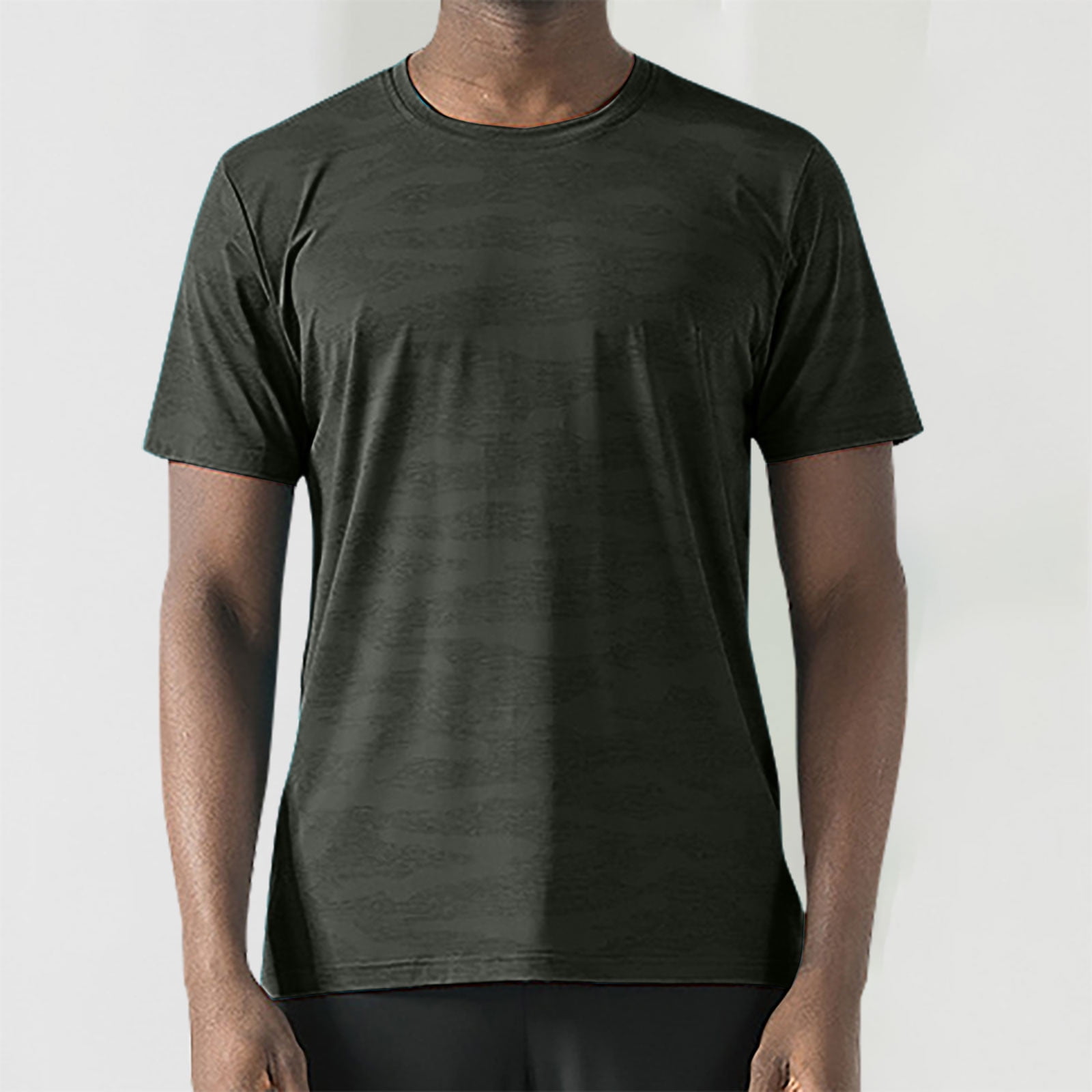 cllios Men's Workout Shirts Moisture Wiching Quick Dry T Shirts Athletic Performance Short ...