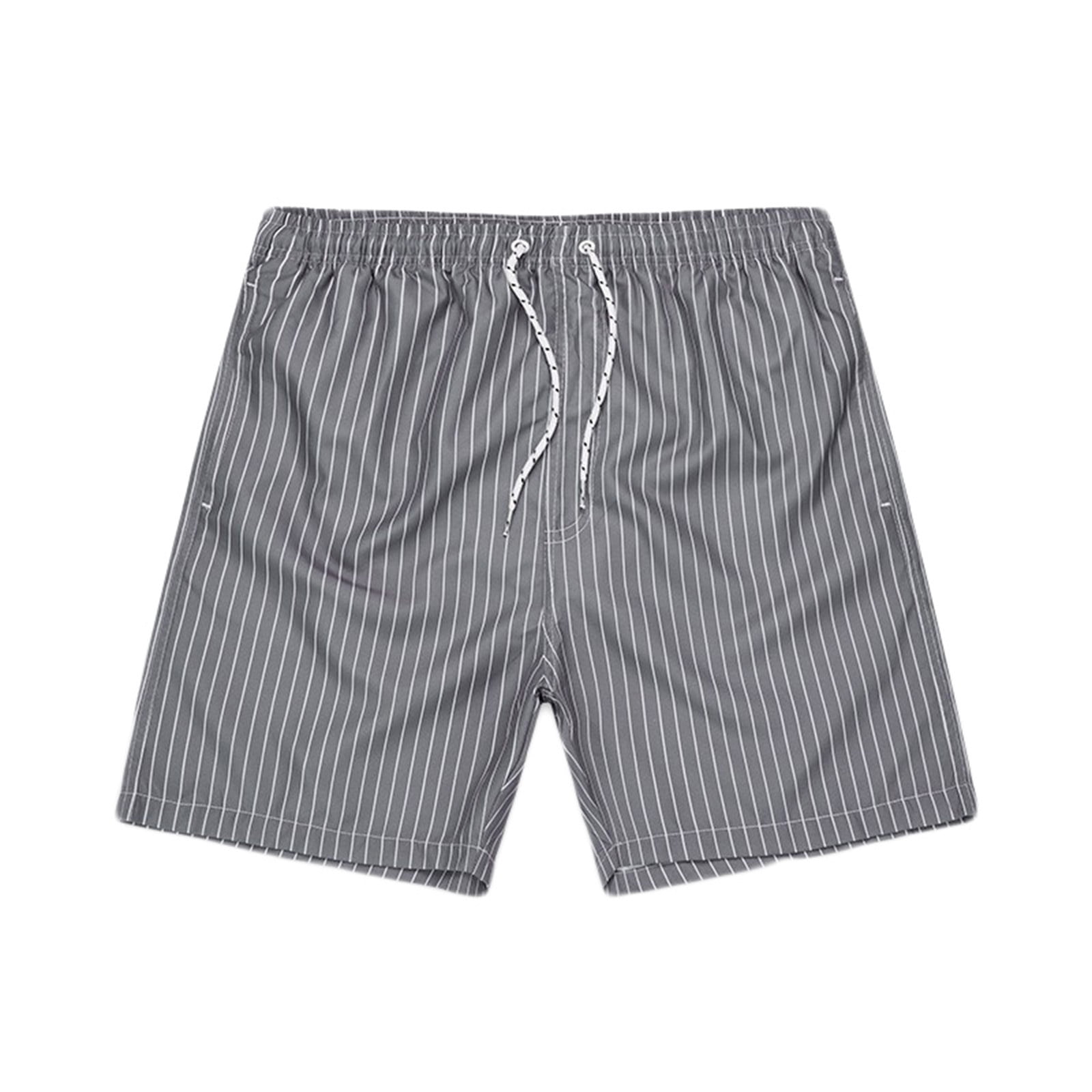 cllios Mens Corduroy Boardshorts Lightweight 5 Inch Swimming Trunks ...