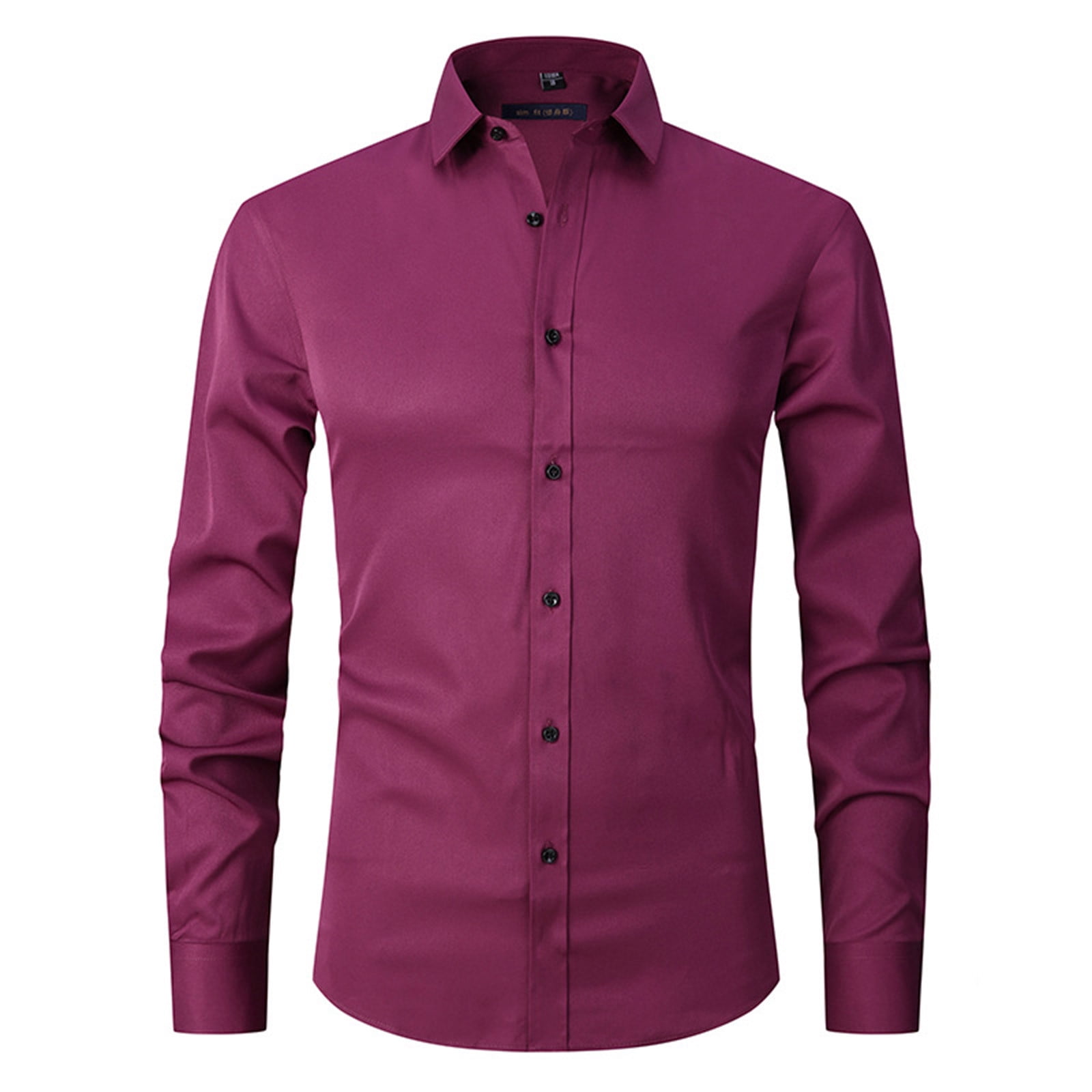 cllios Mens Dress Shirts Slim Fit Long Sleeve Dress Shirts for Men ...