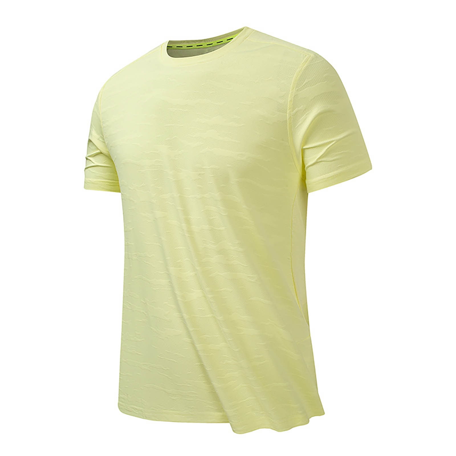 cllios Mens Lightweight Athletic T-Shirts Moisture Wicking Running Workout Shirt Slim Fit Short ...