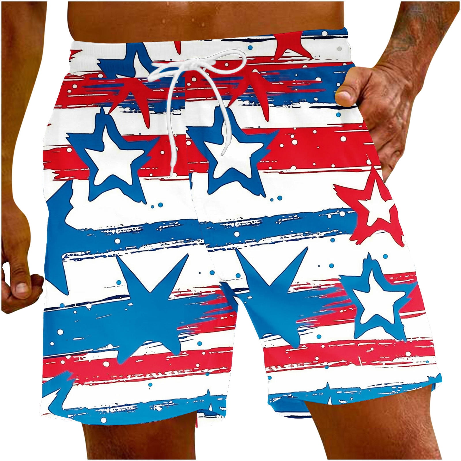 cllios Mens Swim Trunks 5 Inch with Pockets,Quick Dry Swiming Trunk ...