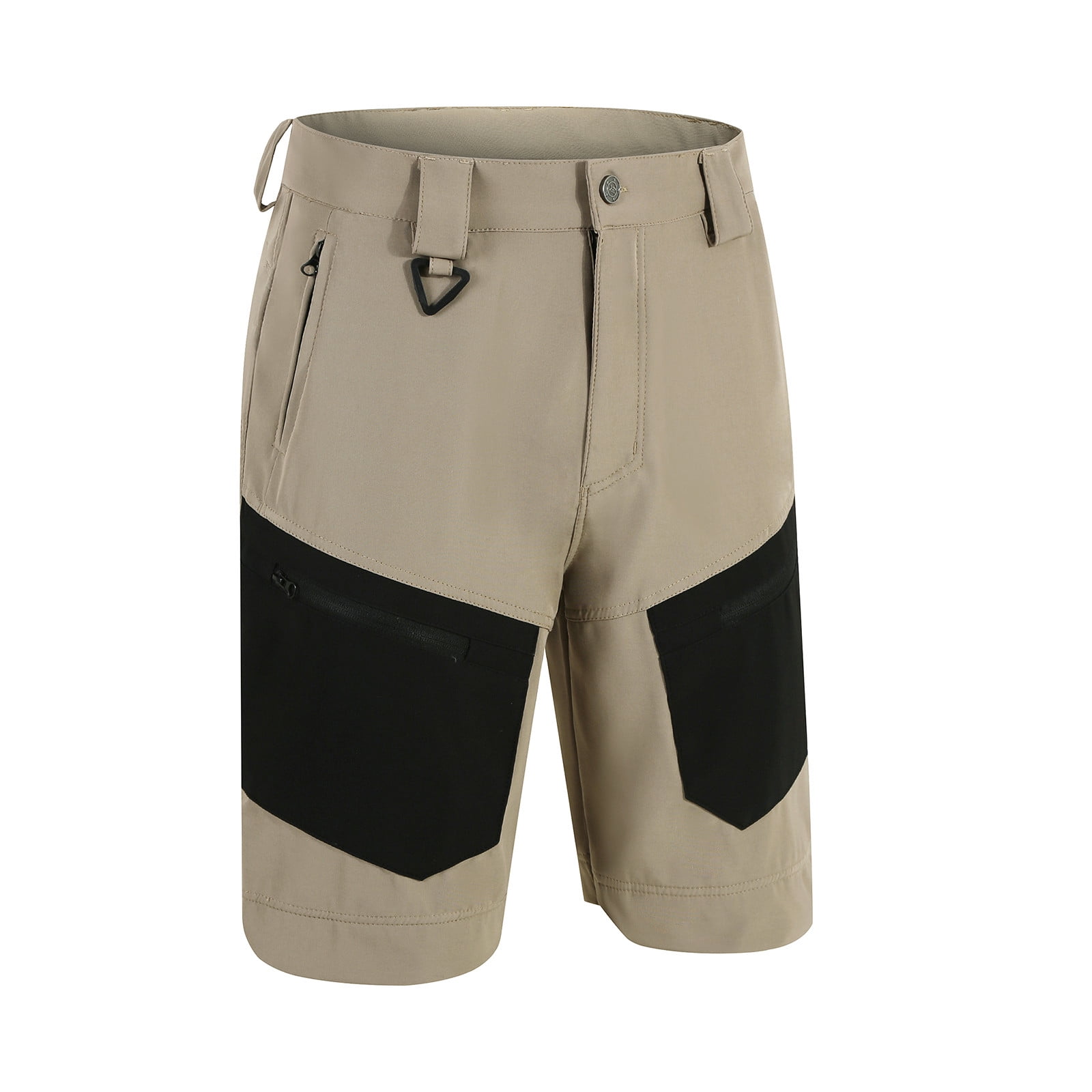 cllios Multi Zipper Pockets Cargo Shorts for Men Casual Military Below ...