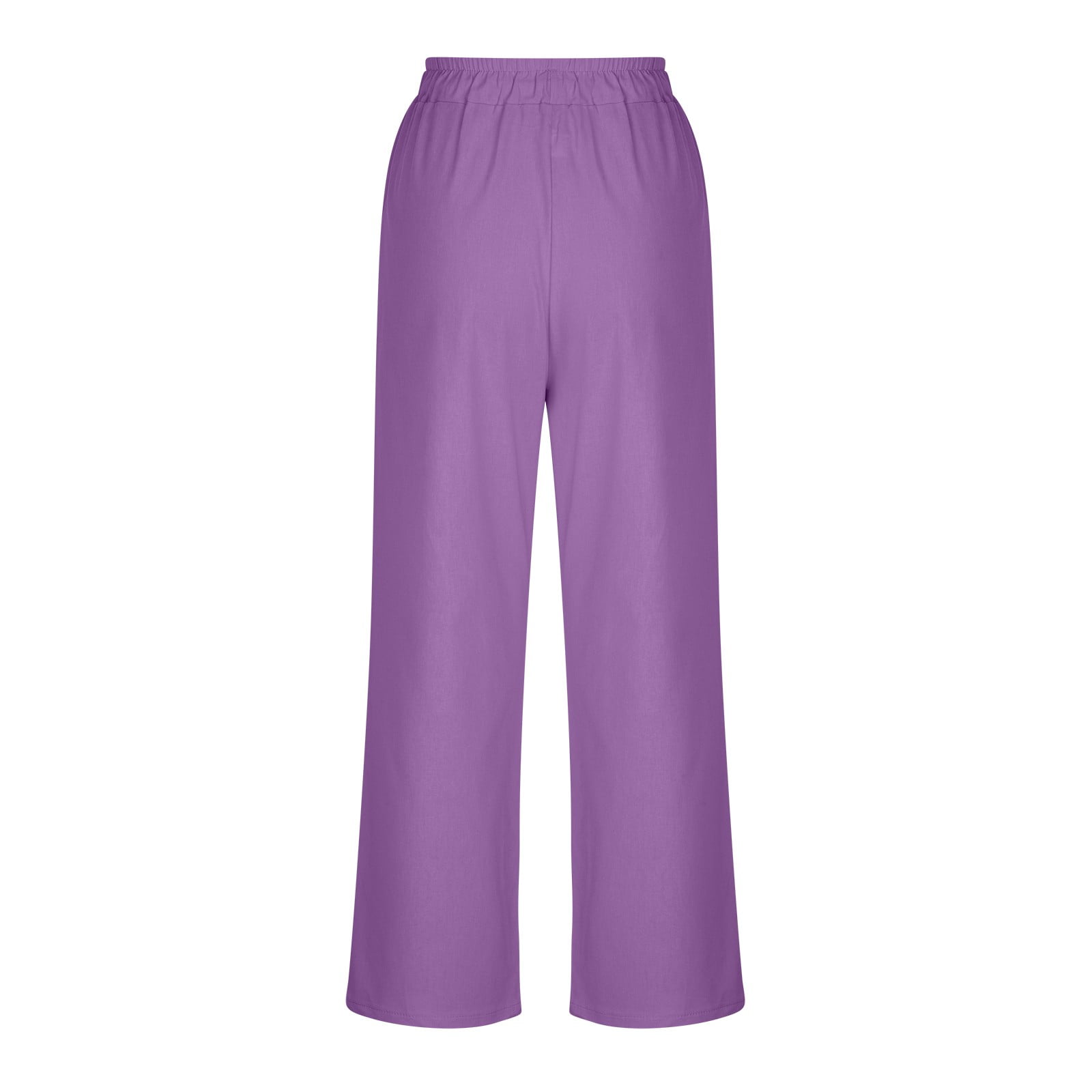 Cllios Plus Size Linen Pants For Women Summer High Waist Pant Casual