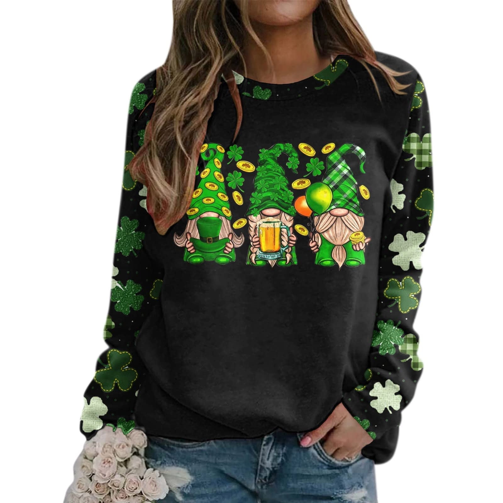 Cllios Women Clearance 2024 Happy St Patricks Day Shirts Women 2024