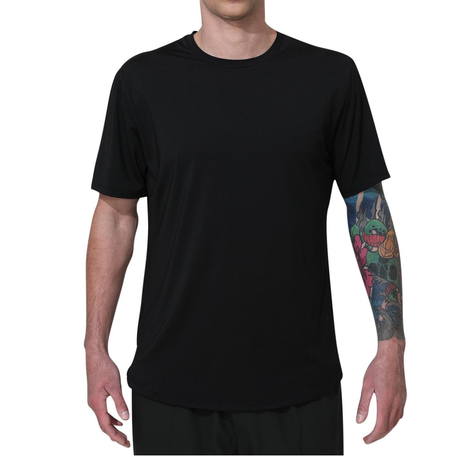 cllios Workout Shirts for Men Quick Dry Moisture Wicking T-Shirts Athletic Performance Short ...