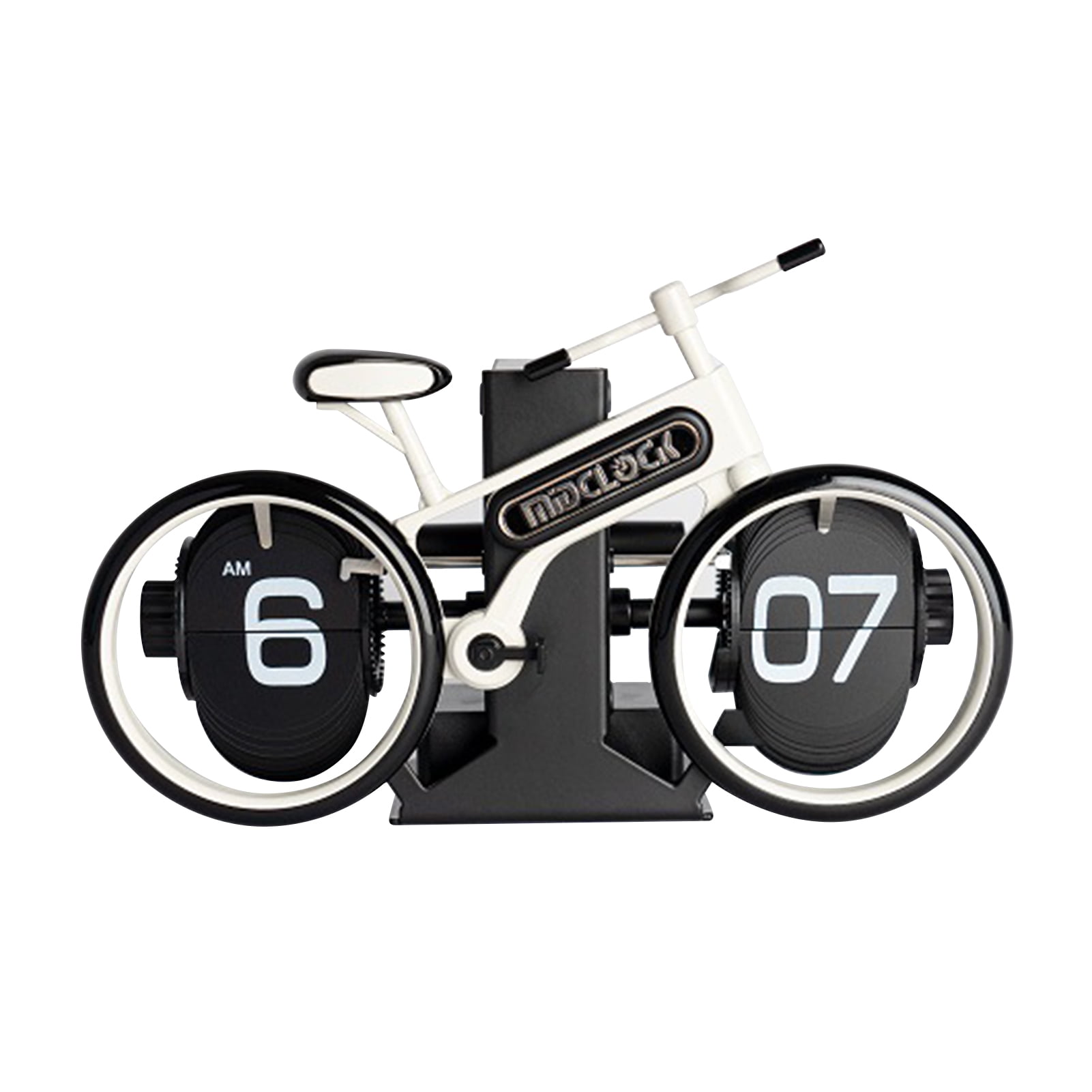 clock,Bike Turner Clock Table Clock Bike Clock Decor Table Flip Clock ...